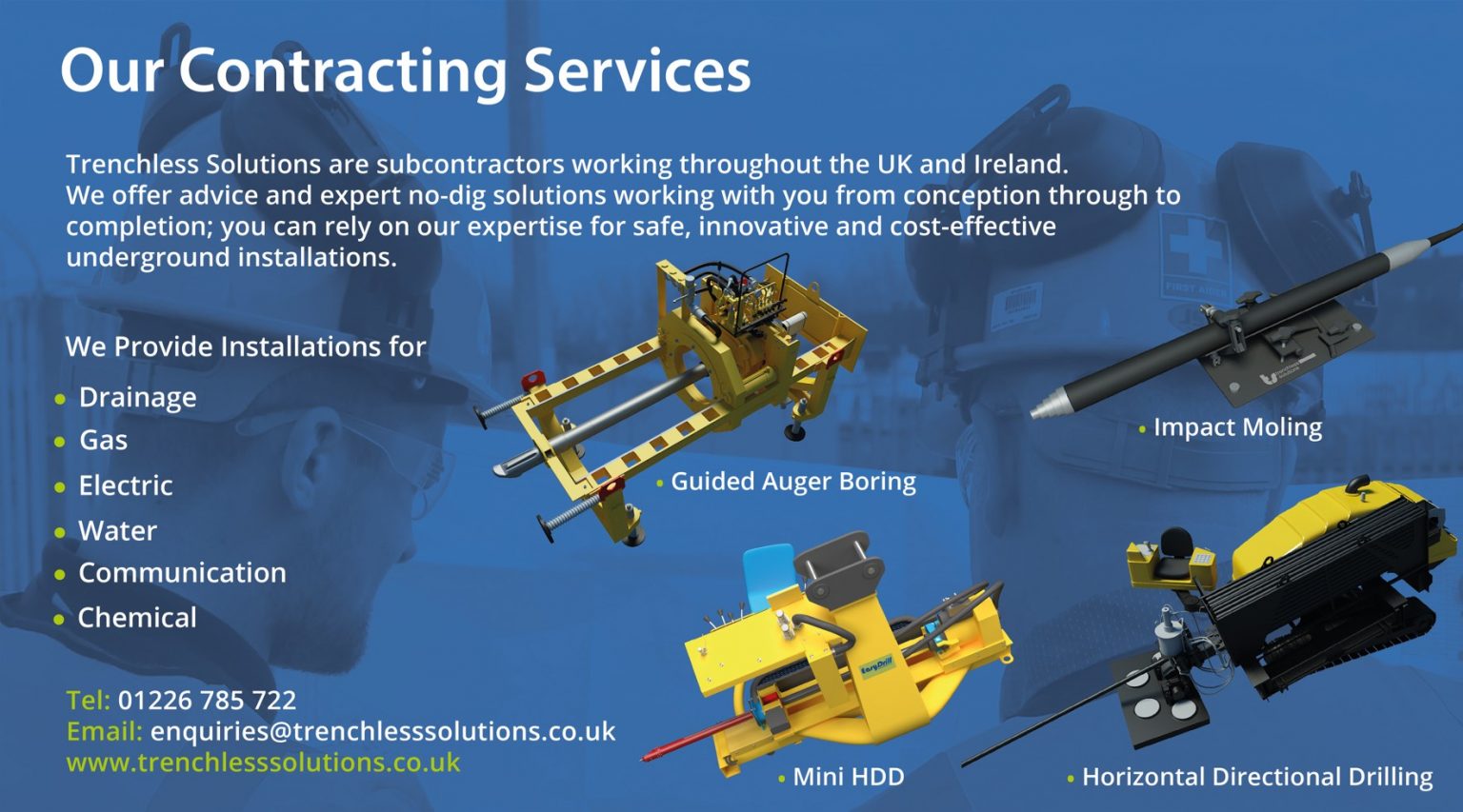 Our Contracting Services - Trenchless Group