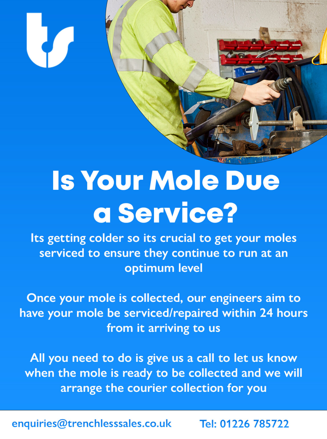 Is your mole due a service? - Trenchless Group