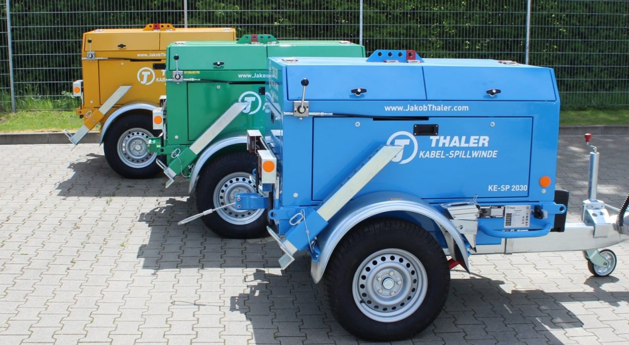 Corporate Colour Thaler Winches - Trenchless Sales